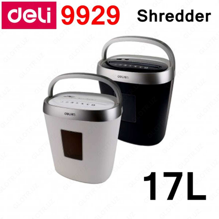 Уничтожитель для бумаги Deli-9929 P-4, 4х25мм, 5лист, 17л