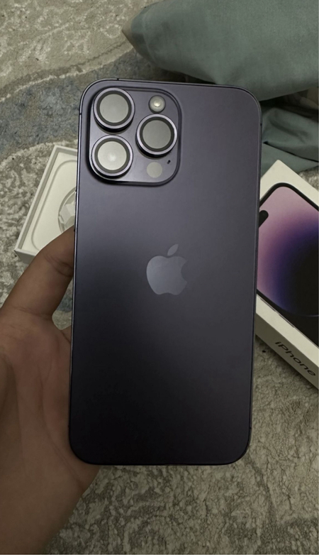 Iphone 14pro max 256 gb simkartali ideal karobka dakument