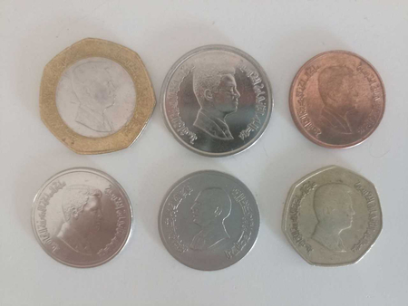 Хашемитское Королевство Иордания, комплект из 6 монет, в идеале