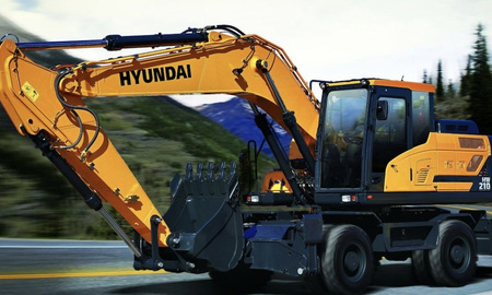 Balonli exkovator Hyundai HW140