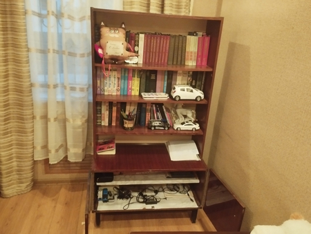 Книжный шкаф с полками