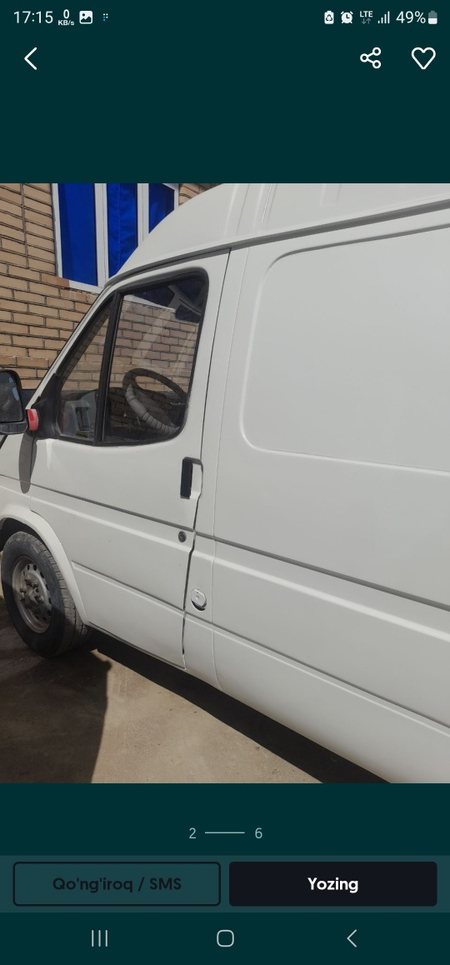 Ford tranzit xolati alo