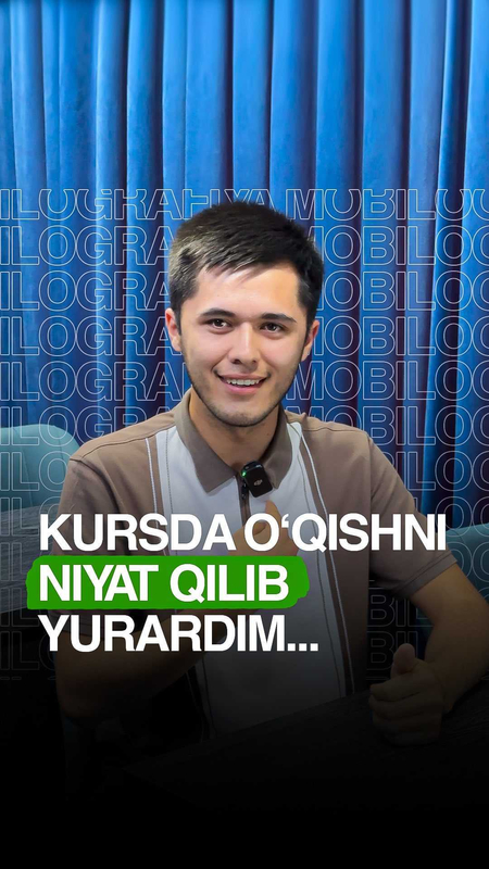 Mobilagrafiya kursi orqali daromadli soha o\\\'rganing