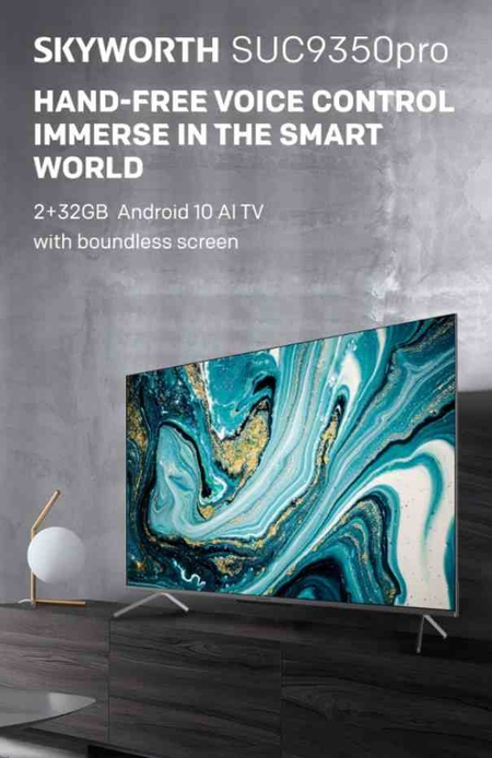 ТЕЛЕВИЗОР SKYWORTH 55SUE9350 Smart 4k Google Tv