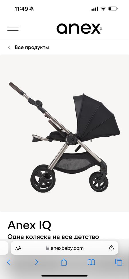 Коляска ANEX IQ 3в1