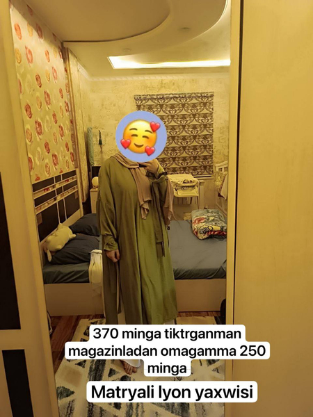 Muslima qizlar kiyimi sotiladi