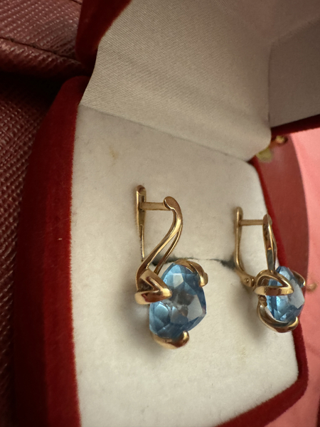 Серьги 585 проба