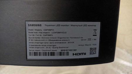 Продается 24″ FHD-монитор CF39 [C24F396FHI]