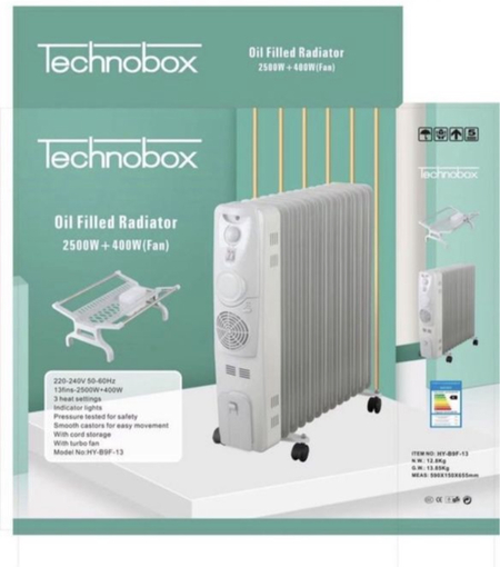 Масляный обогреватель TECHNOBOX-13 доставка бесплатно