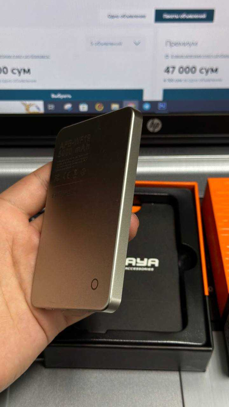 ДОСТАВКА БЕСПЛАТНО! Magsafe Power Bank 5000 mah AMAYA 20W