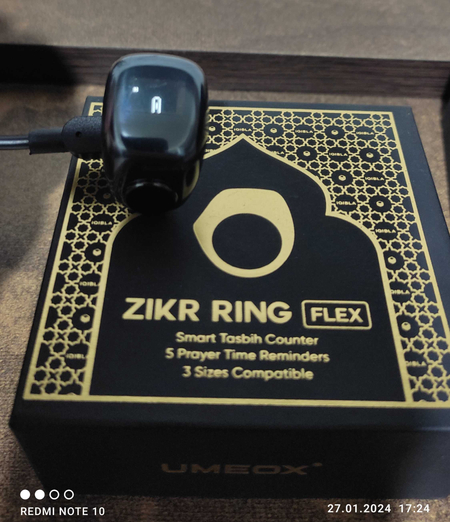 Кольцо Zikr Ring Flex тасбех (металл)