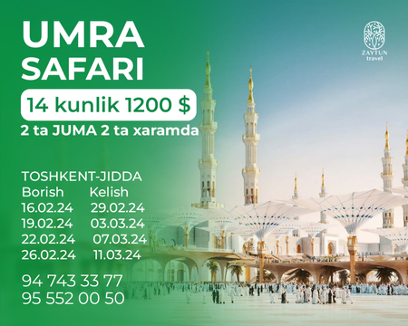 Umra Ziyorati Umra Safari