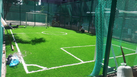 Miniy stadion gazon landshaft