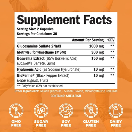 Vimerson Health Glucosamine Hyaluronic Acid Msm
